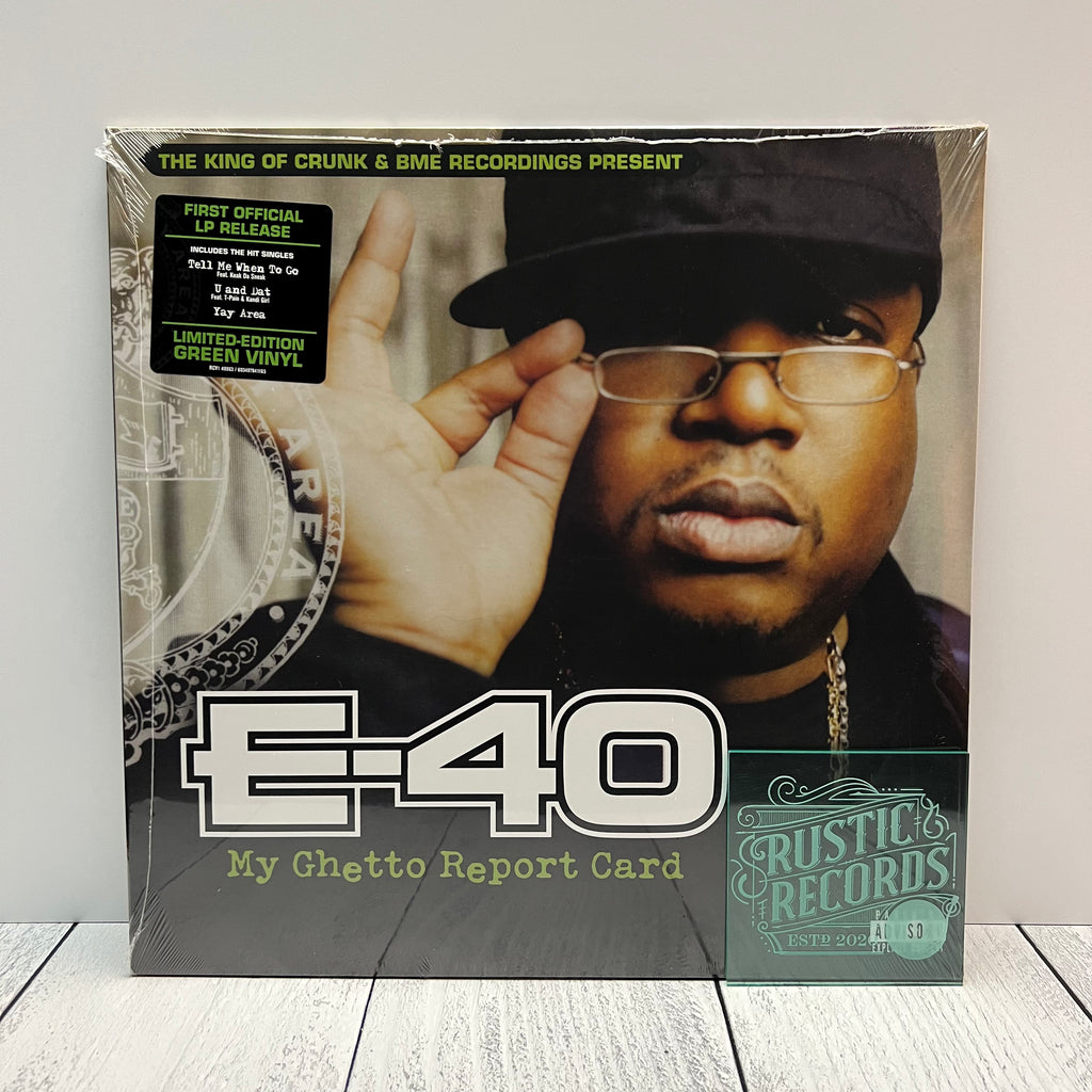 E-40 - My Ghetto Report Card (Green Vinyl) – Rustic Records
