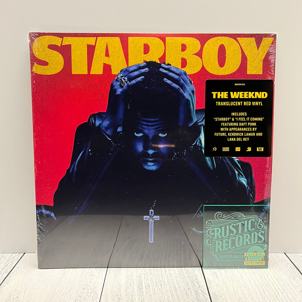 The Weeknd - Starboy (Translucent Red Vinyl) – Rustic Records