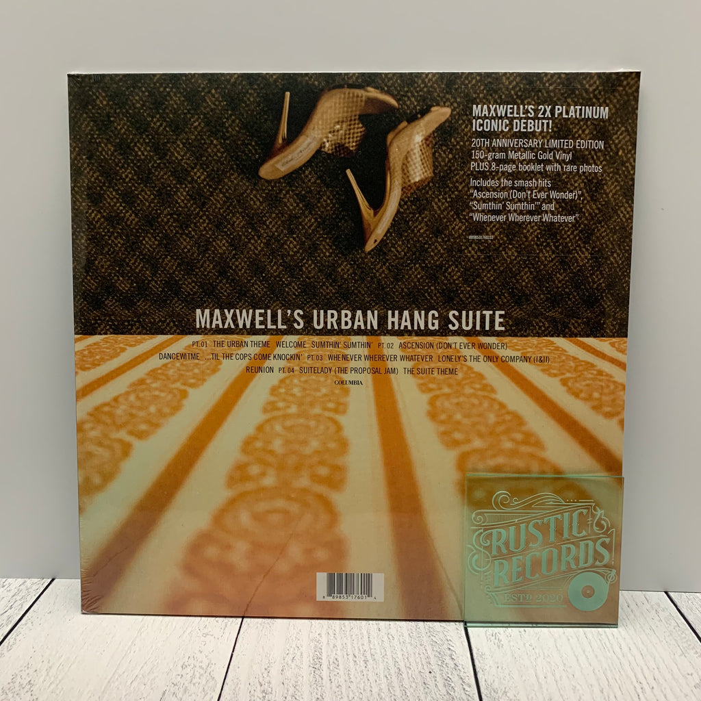 Maxwell - Maxwell's Urban Hang Suite (Gold Vinyl) – Rustic Records